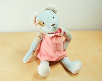 Pastel teddy bear | Etsy