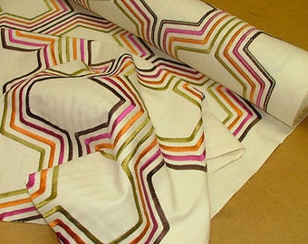 Popular items for geometric cotton fabric on Etsy