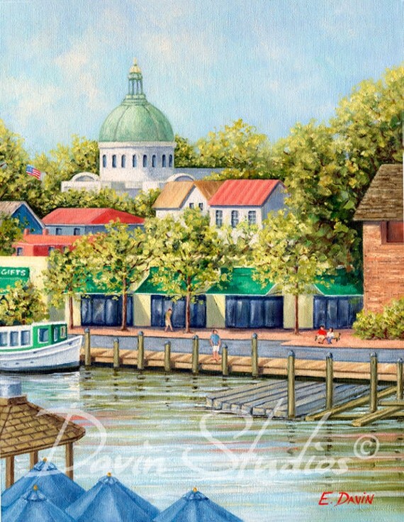 US Naval Academy Chapel Annapolis Maryland view of by davinstudios US Naval Academy Chapel Annapolis Maryland view of by davinstudios