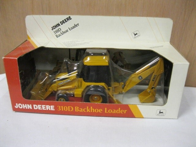John Deere 310 D Backhoe Loader Ertl 1/32 Die Cast Replica Toy
