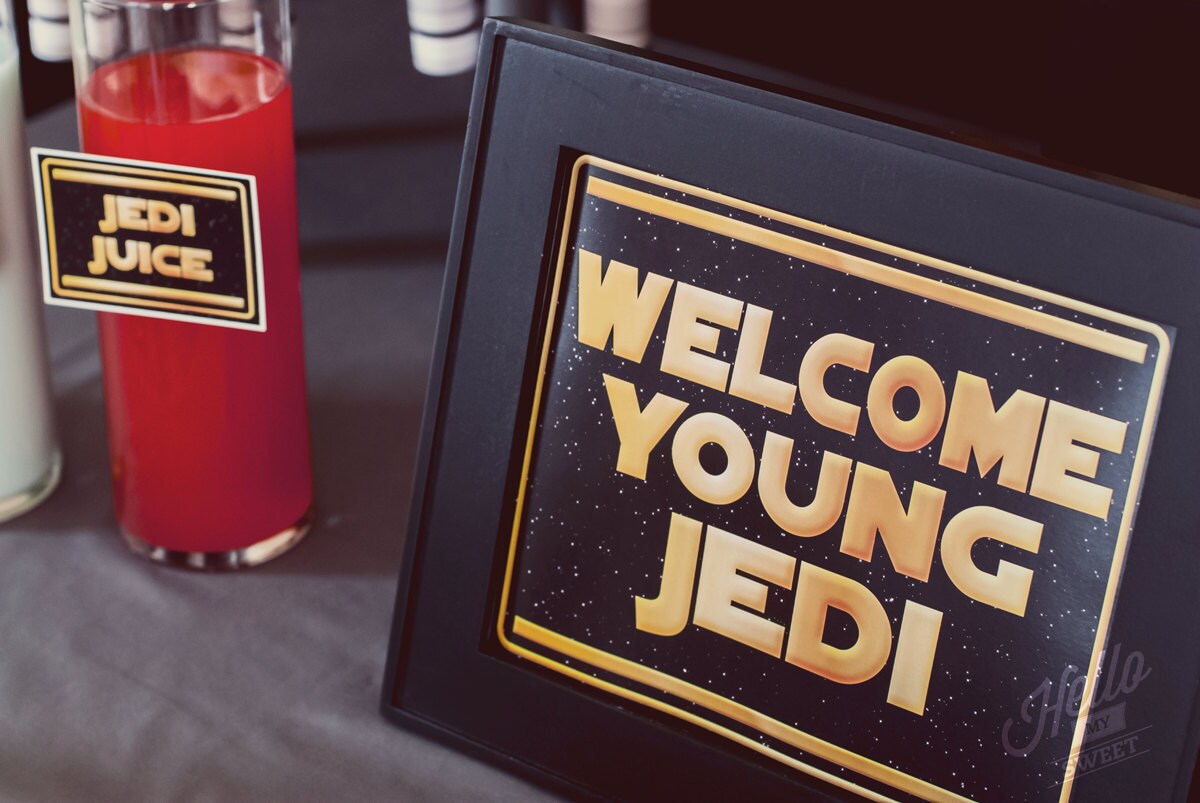 Star Wars 8 x 10 Sign Party Printable Decorations