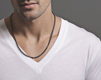 Short chain necklace | Etsy