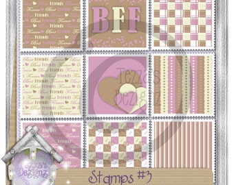 Unique best friend stamp related items | Etsy