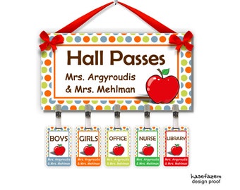 Popular items for hall passes on Etsy