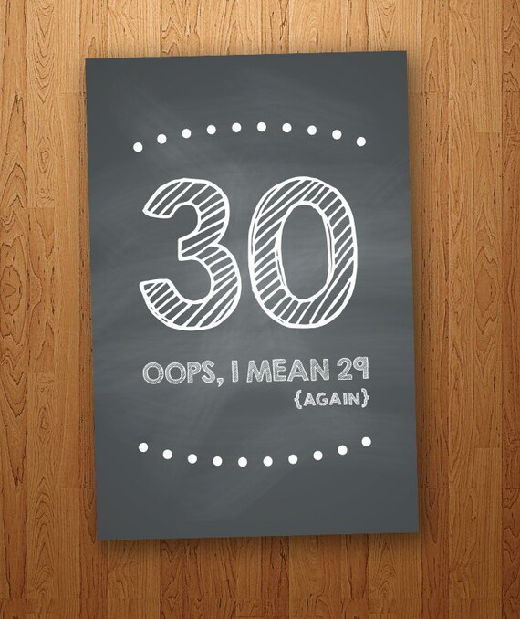 FUNNY 30th Birthday Card DIY Instant Download 4x6 FUNNY 30th Birthday Card DIY Instant Download 4x6