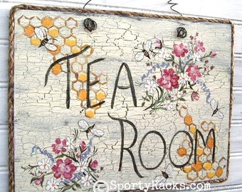Tea room sign | Etsy
