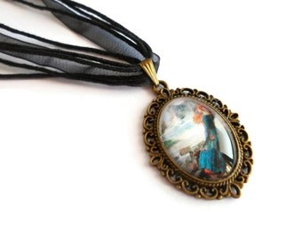 Waterhouse The tempest antique cameo art pendant, Waterhouse necklace ...