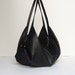 Black leather bag Soft leather bag Slouchy leather bag