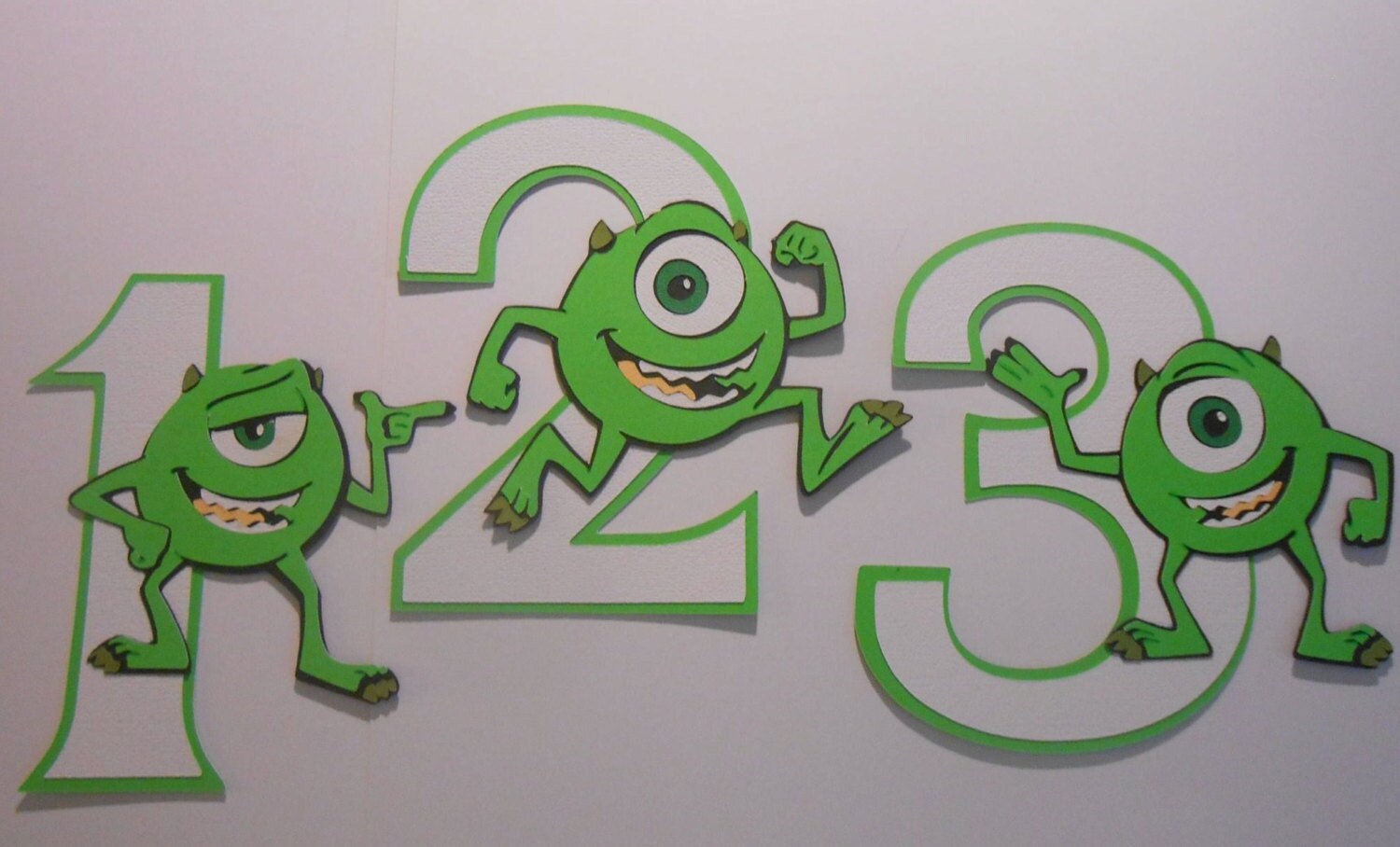 Monster Inc Birthday Numbers by OurPartyPantry on Etsy