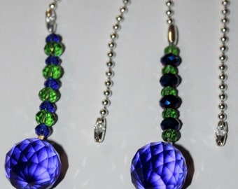 Crystal fan pulls | Etsy