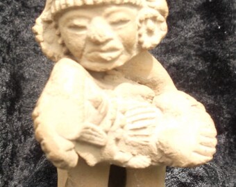 Inca, Aztec, Mayan, Columbian Clay Figure