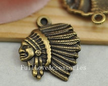 Unique indian charms related items | Etsy