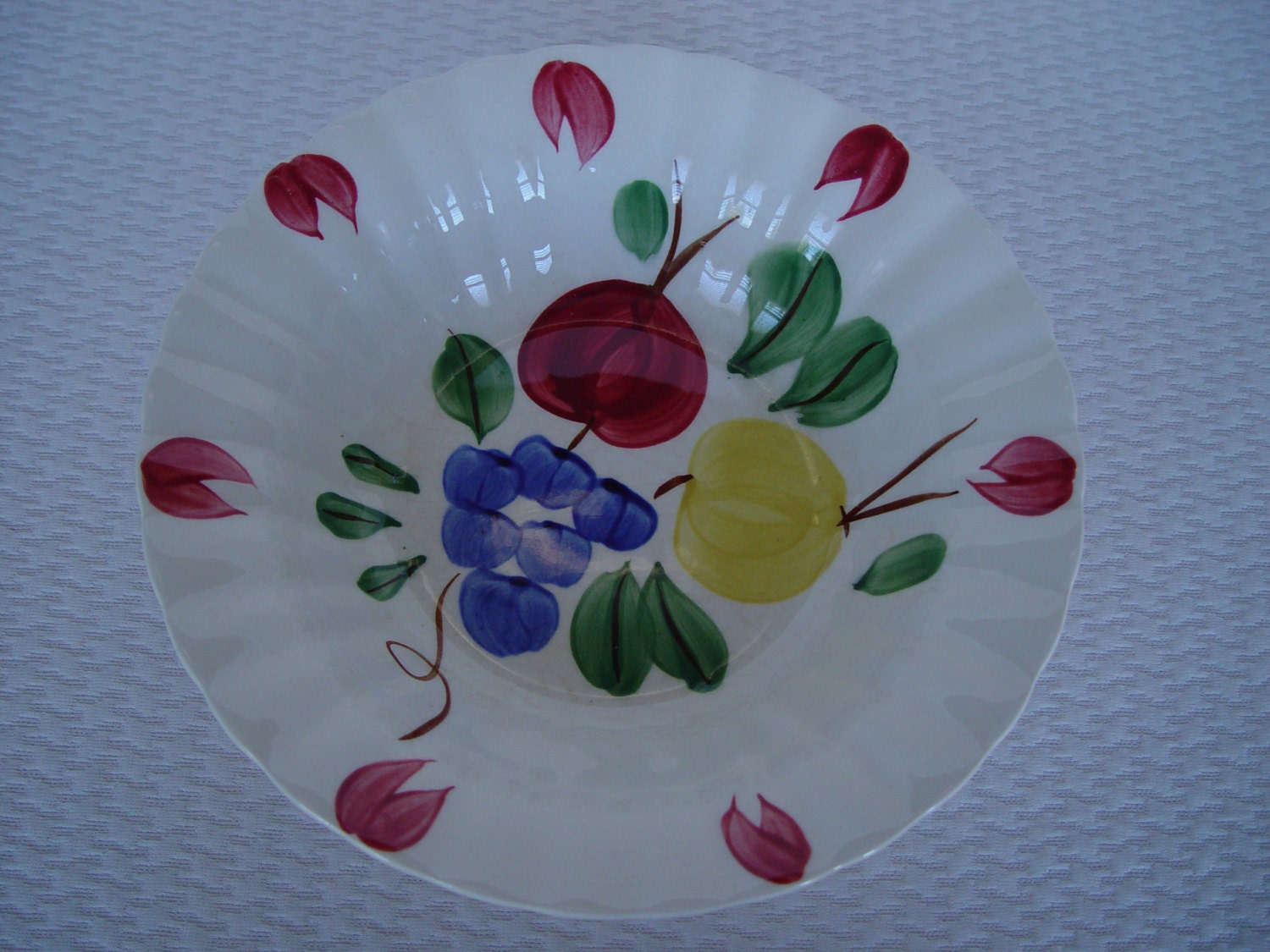 Vintage Hand Painted Serving Bowl, Blue Ridge Pottery Bowl – Haute Juice