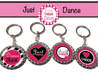 Dance Party Favors-Dance Birthday Party Favors-Dance Key Chains-Dance ...