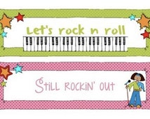 Rock-N-Roll Themed Behavior Chart