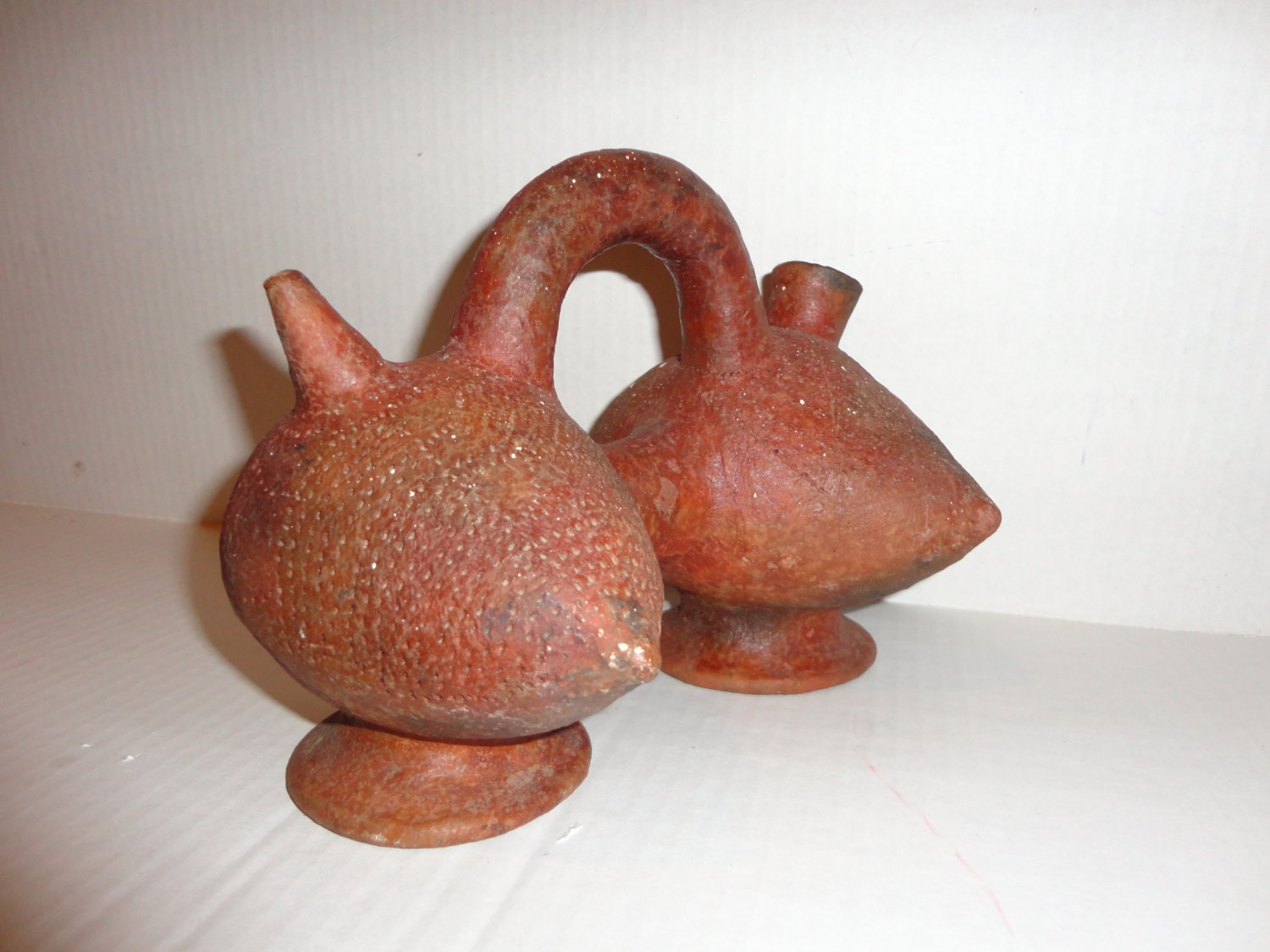 African Fertility Pipe Tribal Art Ritual Smoking Pipe