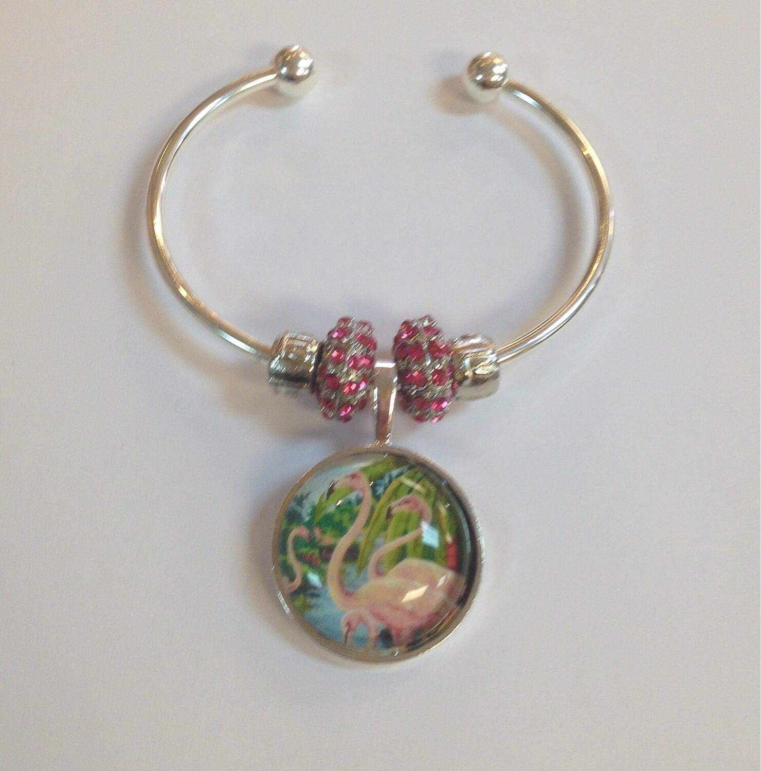 Flamingo Charm Bracelet