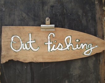 Popular items for fishing signs on Etsy