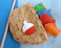 Unique felt fishing game related items | Etsy