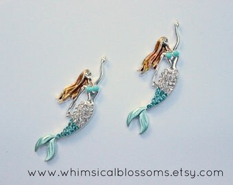 Popular items for rhinestone mermaid on Etsy