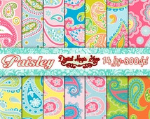 Unique paisley paper related items | Etsy