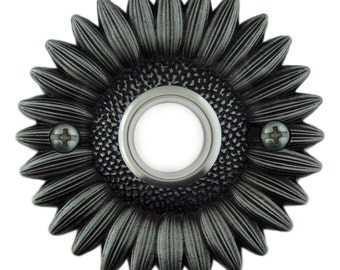 Fleur-de-lis decorative Doorbell button by NewEnglandDoorbell