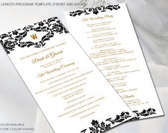 Popular items for tea length program on Etsy