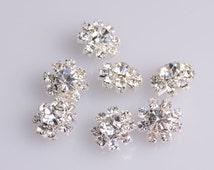 Unique wholesale rhinestone buttons related items | Etsy