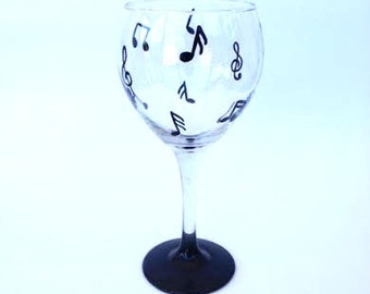 Popular items for painted music notes on Etsy