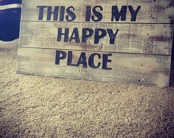 Popular items for my happy place sign on Etsy