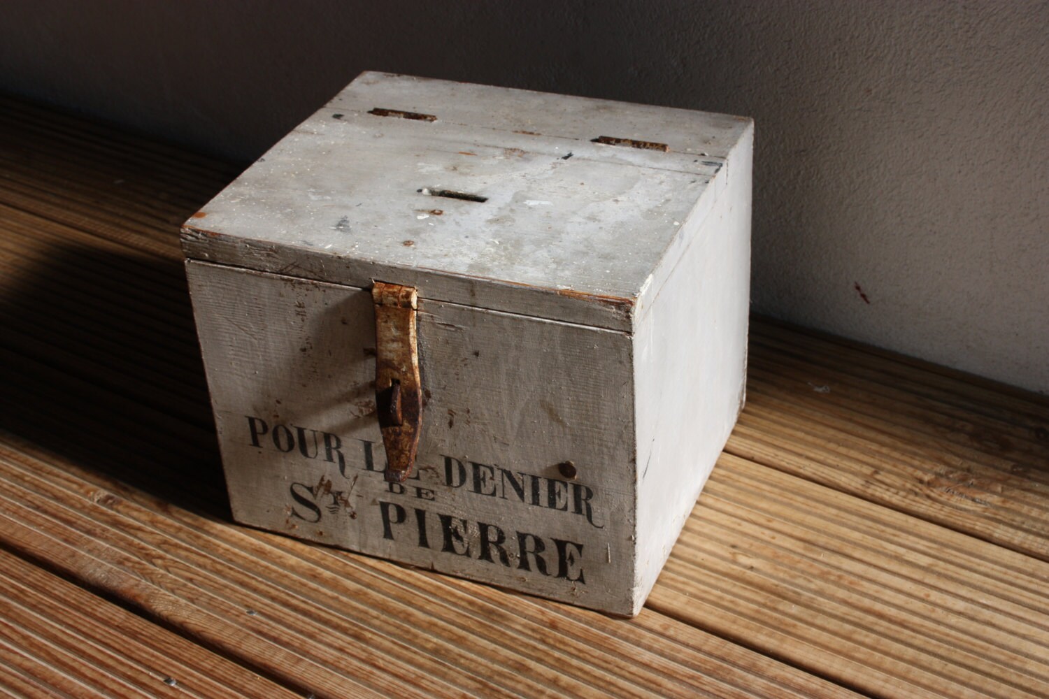 Vintage Church Collection Box – ideal to use as storage – Haute Juice