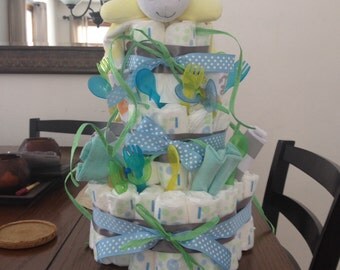 Popular items for girl diaper tower on Etsy