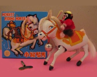 Monkey Riding a Duck