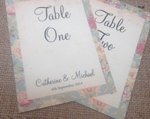Popular items for party table numbers on Etsy