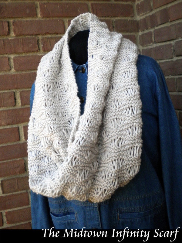 The Midtown Infinity Cowl knitting pattern