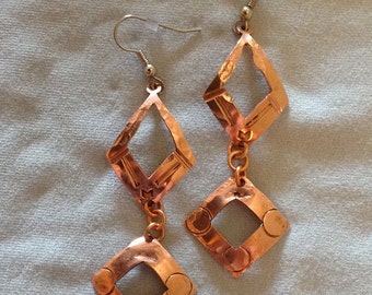 Items similar to Handstamped Copper Quotation Necklace on Etsy