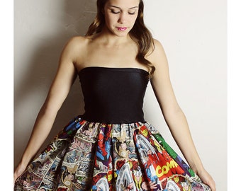 Popular items for comic book dress on Etsy