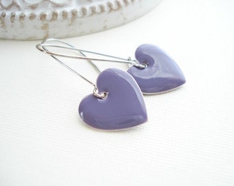 Powder Almond Pearl Earrings In Sterling by AnechkasJewelry