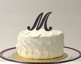 Letter m cake topper | Etsy