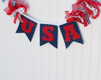 Patriotic banner | Etsy