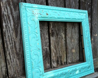 Popular items for turquoise frames on Etsy