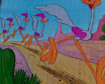 Items similar to ROAD RUNNER A Very Scary Lesson - 1974 Little Golden ...
