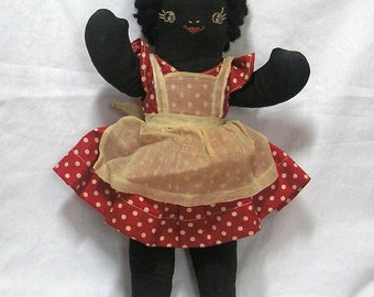 Popular items for black rag doll on Etsy