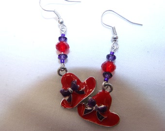Red hat jewelry | Etsy