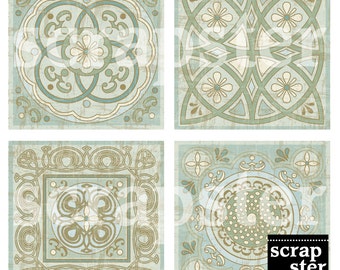 Unique tile patterns related items | Etsy