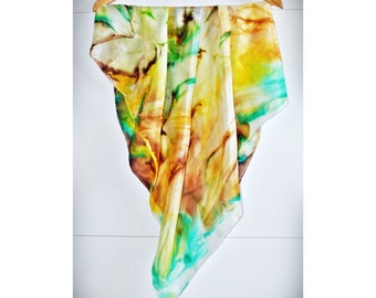 Popular items for blue yellow abstract on Etsy