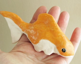 Unique goldfish sculpture related items | Etsy
