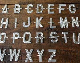 Tin letters | Etsy