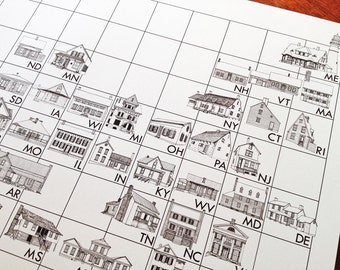 Architectural Map-drawings Watercolor City by turnofthecenturies