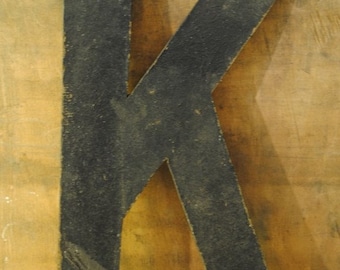 Vintage Alphabet Letters 1940 Handmade Marquee Letters Pressed board ...